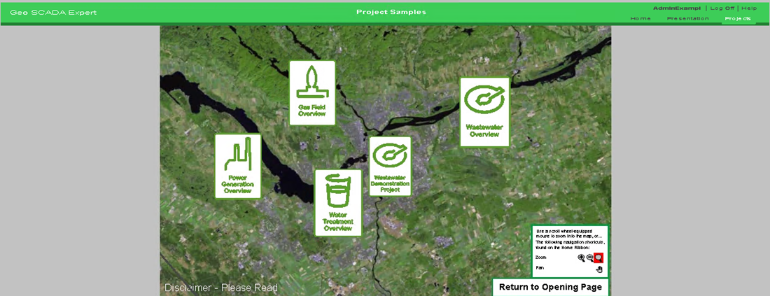 Geo Scada Expert Tutorial Use The Mimic Navigation Tools To Access Other Displays Using A